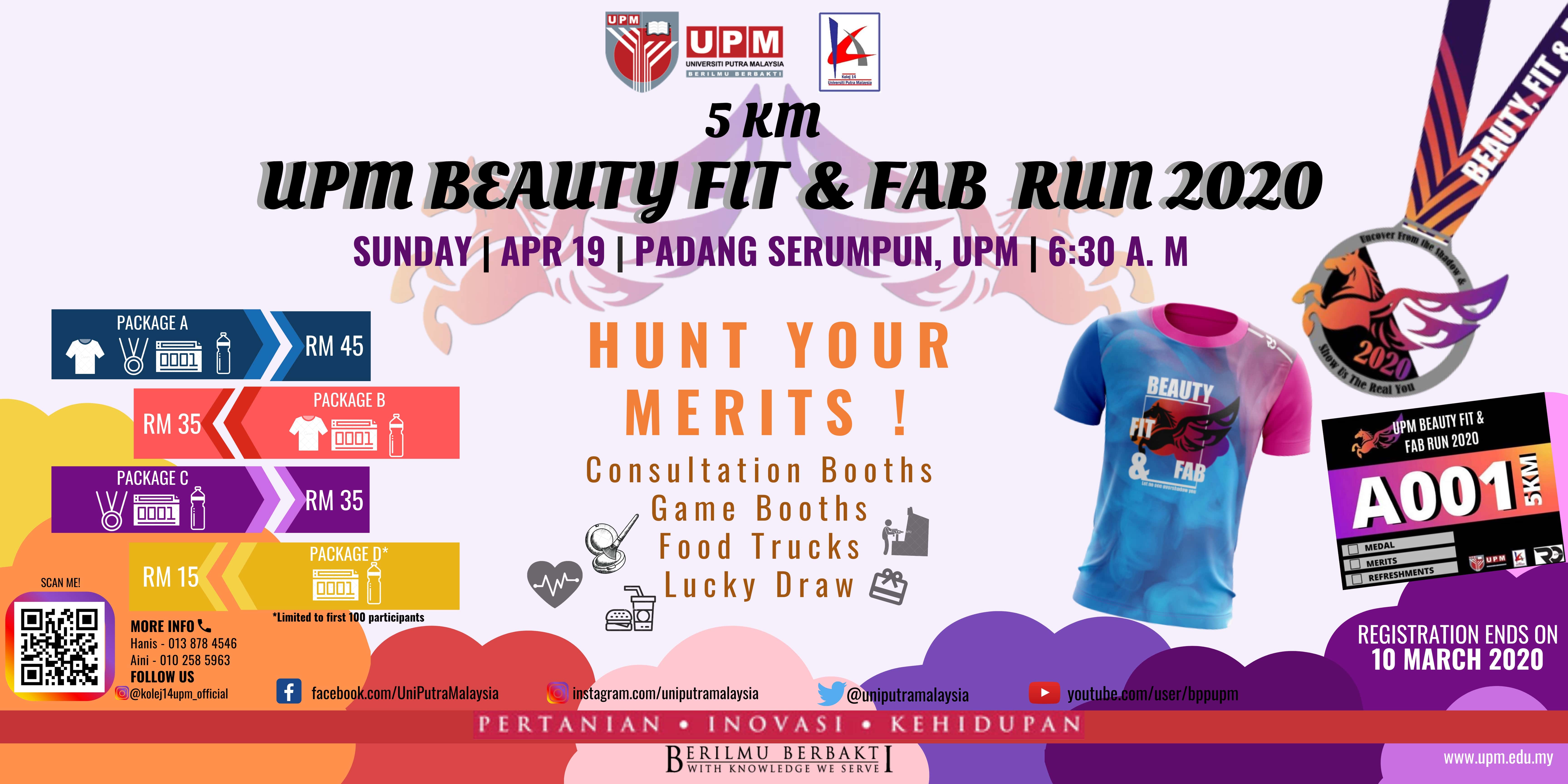 UPM Beauty Fit And Fab Run 2020 | JustRunLah!