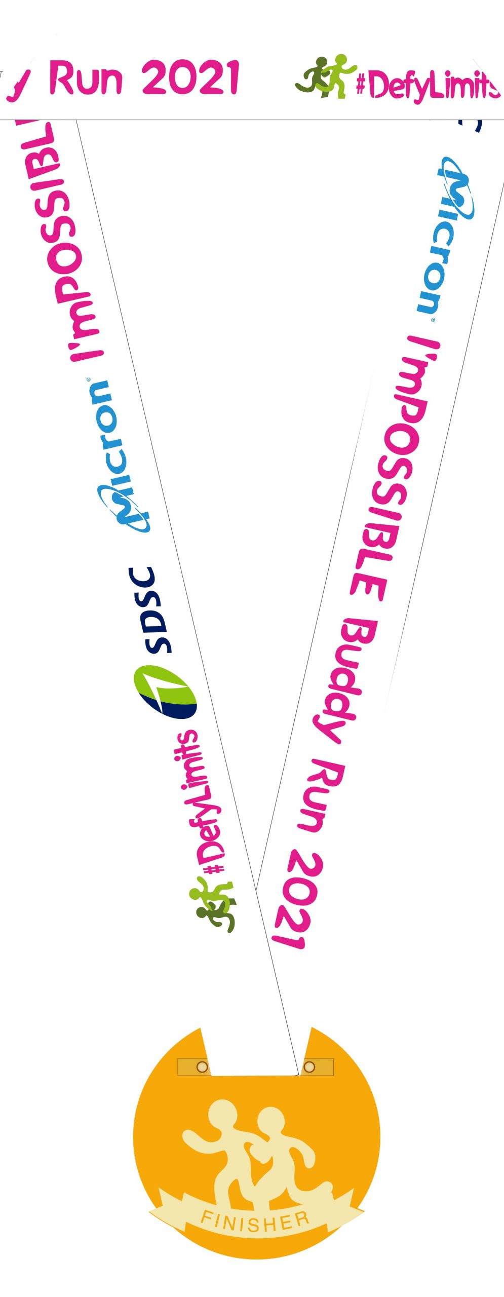 Buddy Run Medal (back) | JustRunLah!