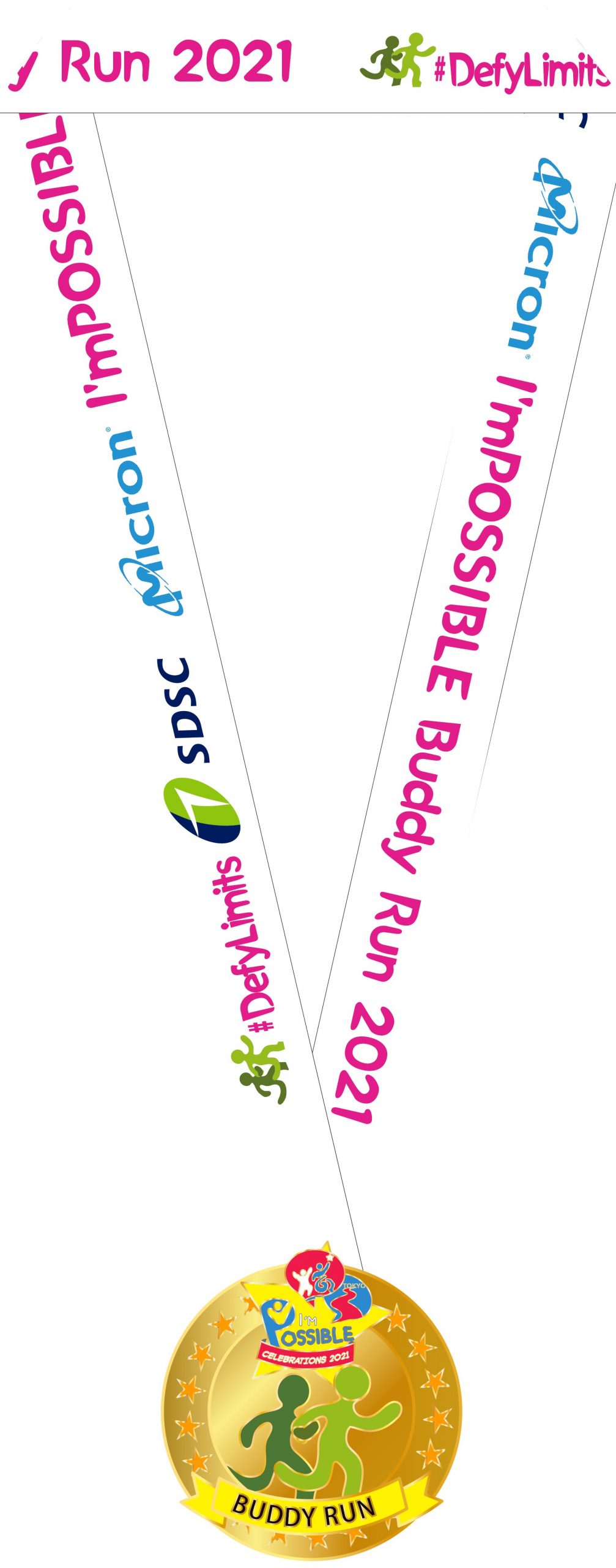 Buddy Run Medal (front) | JustRunLah!