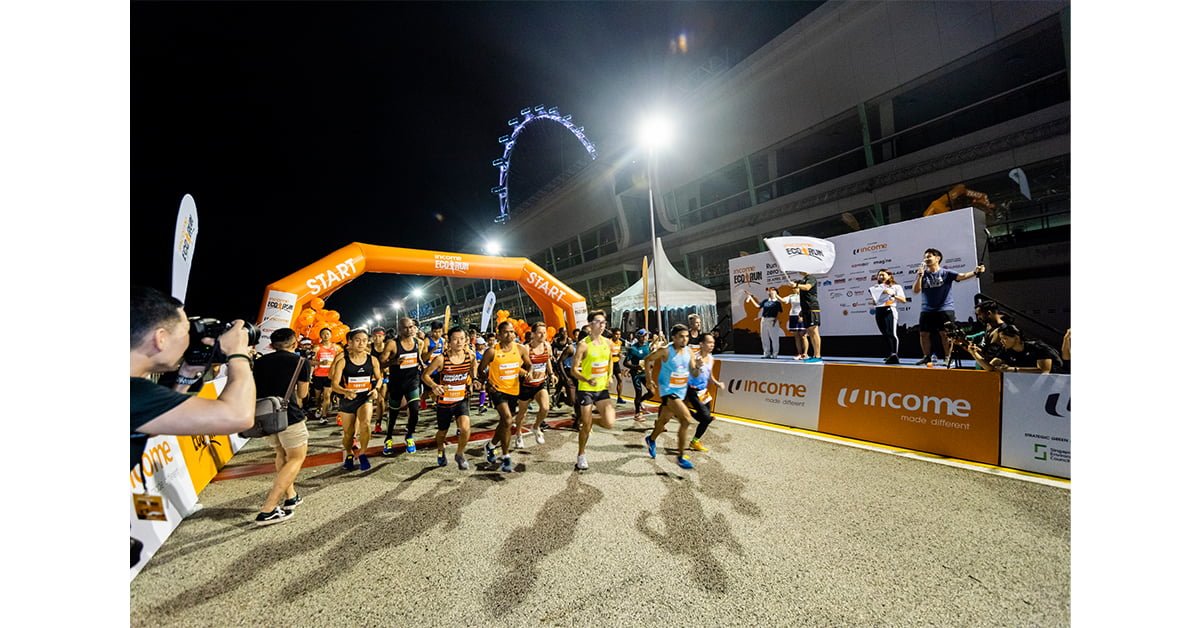 Income Eco Run 21.1km Half Marathon Flag Off- JustRunLah | JustRunLah!