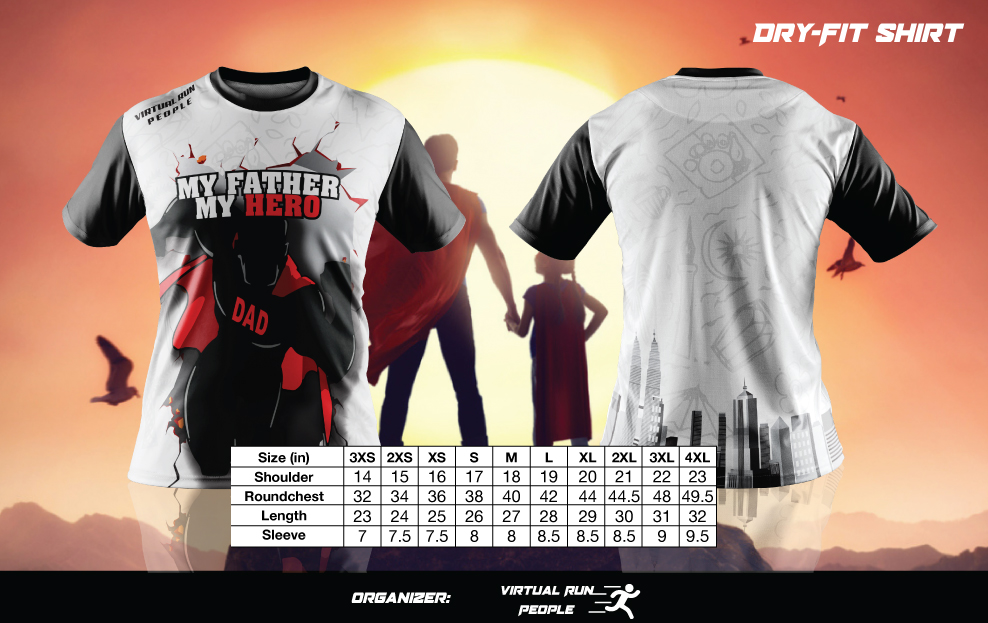 My-Father-My-Hero-Virtual-Run-2020-T-Shirt | JustRunLah!