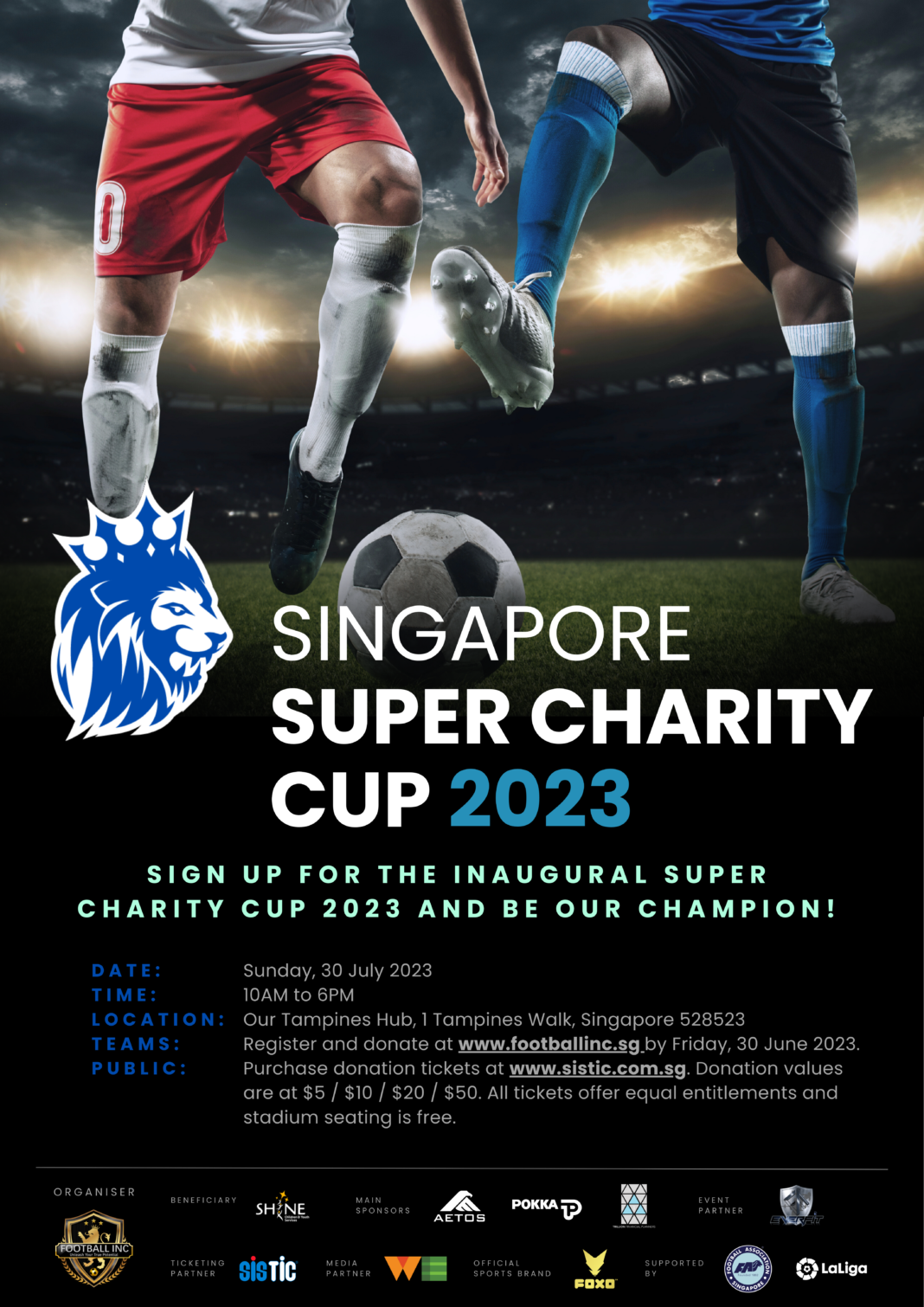 Singapore Super Charity Cup 2023 | JustRunLah!